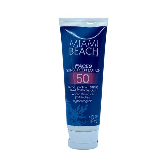 Miami Beach | Hair | Miami Beach Faces Sunscreen Lotion Spf 5 4 Oz ...